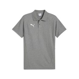 Puma Poloshirt 'Team' Herren Größe XL grau / weiß