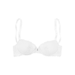 Lascana Push-up-BH wei&szlig; Gr. 85A. Mit Herausnehmbaren Kissen und mit B&uuml;gel