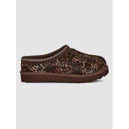 UGG Australia UGG Leder-Hausschuhe "Tasman Caspian" in Braun/ Schwarz - 10% | Größe 40 | Damen-pantoletten