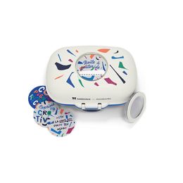 Monbento Snackbox in Wei&szlig;/ Blau - 600 ml - 10% | Aufbewahren-servieren