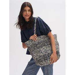 Opus Strandtasche in Anthrazit/ Beige - 48% | Damen-taschen