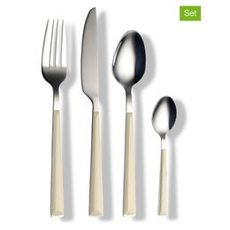 ECHTWERK 16tlg. Besteck-Set "Basic" in Creme - 11% | Gedeckter-tisch
