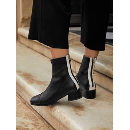 Bellucci Boots in Schwarz/ Weiß - 57% | Größe 39 | Damen-stiefel