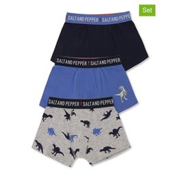 SALT & PEPPER Salt and Pepper 3er Set: Boxershorts in Bunt - 35% | Größe 116/122 | Kinder-waesche