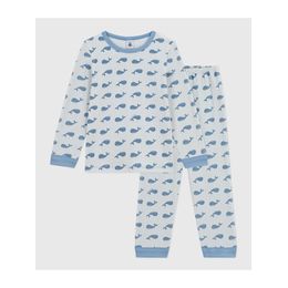 Petit Bateau Pyjama in Hellblau - 35% | Größe 128 | Baby-waesche