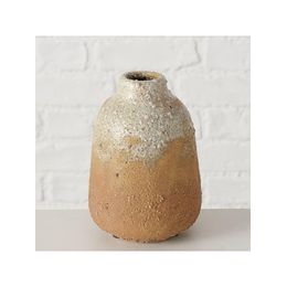 Boltze Vase ''Palona'' in Beige - (H)14 x &Oslash; 10 cm - 33% | Kerzen-vasen