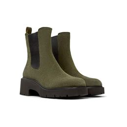Camper Leder-Chelsea-Boots in Khaki - 55% | Größe 39 | Stiefeletten