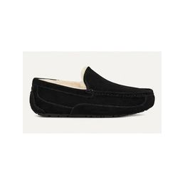 UGG Australia UGG Leder-Slipper "Ascot" in Schwarz - 10% | Größe 43 | Herren-schuhe-halbschuhe