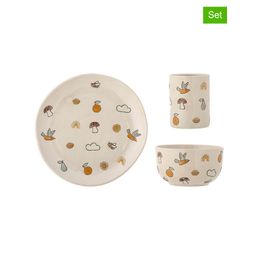 Bloomingville 3tlg. Kindergeschirr-Set in Creme - 26% | Gedeckter-tisch
