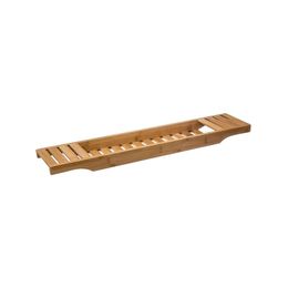 WellHome Badewannenablage in Hellbraun - (B)70 x (H)4,5 x (T)15 cm - 15% | Badezimmer-accessoires