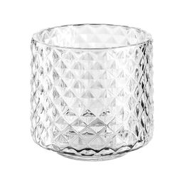Leonardo Teelichthalter in Transparent - (H)10 x &Oslash; 10 cm - 30% | Kerzen-vasen