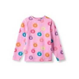 Smafolk Sm&aring;folk Longsleeve "&Auml;pfel" in Rosa - 36% | Gr&ouml;&szlig;e 122/128 | Kinder-longsleeves