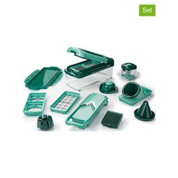 Genius 16tlg. Set: Schneider "Nicer Dicer Fusion smart" in Grün - 33% | Kuechenhelfer