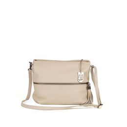 Lucca Baldi Leder-Umhängetasche "Montepulciano" in Beige - (B)36 x (H)23 x (T)10 cm - 75% | Damen-taschen