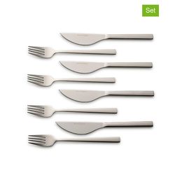 ECHTWERK 8tlg. Pizzabesteck-Set "Bari" in Silber - 15% | Gedeckter-tisch