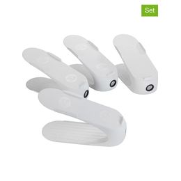 Wenko 4er-Set: Schuhhalter in Weiß - (B)29 x (H)15 x (T)11,5 cm - 11% | Garderoben