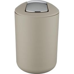 Wenko Schwingdeckeleimer "Brasil" in Taupe - 6,5 l - 10% | Muelleimer