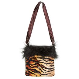 Exclusive Design by buttinette buttinette Tasche "Tiger", schwarz/braun