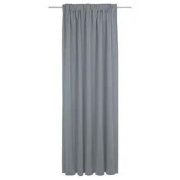 Vorhang ADAM "Uni Collection light", blau (königsblau), B:142cm H:245cm, Baumwolle (Bio-Baumwolle), Gardinen, aus 100% Bio-Baumwolle
