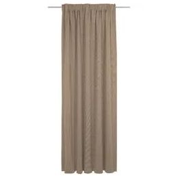 Vorhang ADAM "Uni Collection", braun, B:142cm H:255cm, Baumwolle (Bio-Baumwolle), Gardinen, Blickdichter aus 100% Bio-Baumwolle