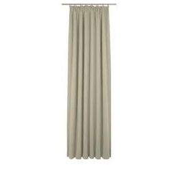 Vorhang WIRTH "Newbury", grau (taupe), B:130cm H:175cm, Baumwolle, Polyester, Gardinen, nach Ma&szlig;