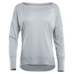 Langarmshirt WINSHAPE "MCS002", Damen, Gr. XS, grau (cool grau), 50% Modal, 50% Baumwolle, U-Boot-Ausschnitt, Shirts Langarmshirt, Ultra leicht