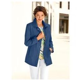 Funktionsjacke Classic Basics, Damen, Gr. 54, blau (jeansblau), 85% Polyester, 15% Polyamid, unifarben, Jacken