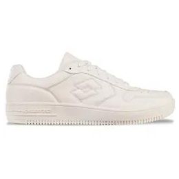 Sneaker Lotto, Damen, Gr. 40, wei&szlig;, Synthetik, unifarben, Schuhe Sneaker, - im Lowcut-Basketballdesign