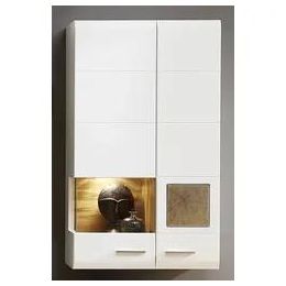 Hängevitrine Innostyle "FUN PLUS", weiß (weiß matt), B:80cm H:136cm T:37cm, FSC-zertifizierter Holzwerkstoff, Schränke