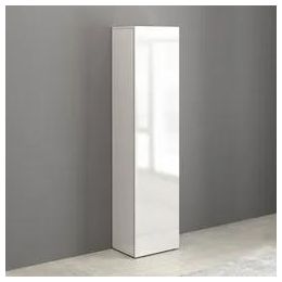 Mehrzweckschrank Inosign "Egypt", weiß (weiß hochglanz), B:45cm H:190cm, FSC-zertifizierter Holzwerkstoff, Schränke, komplett hochglanz lackiert, 1 Tür