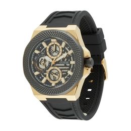 Guess Analoguhr Herren Gr&ouml;&szlig;e One Size gold / schwarz