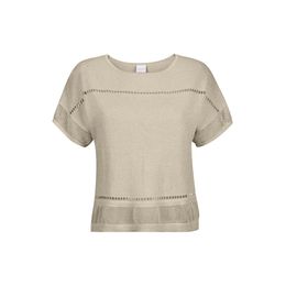Madeleine Mode MADELEINE Pullover Damen Gr&ouml;&szlig;e S/M hellbeige
