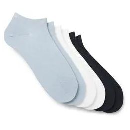 Freizeitsocken HUGO UNDERWEAR "6P AS UNI CC 1026", Herren, Gr. 43-46, open miscellaneous 961, Baumwollmischung, unifarben, elastisch, Socken, mit HUGO-Logoschriftzügen