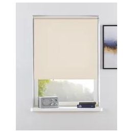 Seitenzugrollo my home "THEMSE" Gr. 4, beige (cremeweiß), B:70cm H:150cm, Polyester, Rollos, Bestseller mit über 3000 4,5-Sterne-Bewertungen, Klemmträger