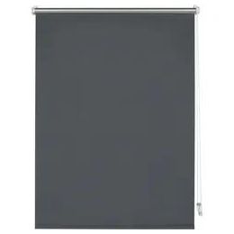 Seitenzugrollo OTTO HOME "Thermo Klemmrollo Energiesparend", grau (anthrazit), B:85cm H:150cm, Polyester, Rollos, abdunkelnd mit Thermobeschichtung