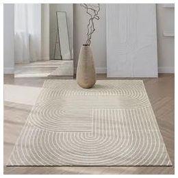 Teppich the carpet "Santo Plus", beige, B:120cm H:5mm L:160cm, Polypropylen, Teppiche, Plus moderner robuster In und Outdoor Teppich