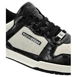 Sneaker Plein Sport "Lo-Top Turnschuhe", Gr. 39, Normalschaft, schwarz-weiß (0102, weiß, schwarz), Schuhe
