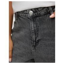 High-waist-Jeans Vero Moda CURVE "VMCTESSA HR WIDE J RA206 GA CUR NOOS", Damen, Gr. 46, Länge 32, blau (medium grau denim), Denim/Jeans, Obermaterial: 99% Baumwolle, 1% Elasthan, unifarben, oversize, Jeans
