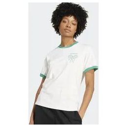 T-Shirt Adidas ORIGINALS "TENNIS TEE", Damen, Gr. S, cloud weiß, Obermaterial: 100% Baumwolle, Shirts