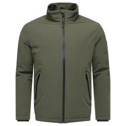 Outdoorjacke Ragwear "Colwie Warm YOUMODO", Herren, Gr. XL (54), olivgr&uuml;n, Obermaterial: 90% Nylon, 10% Elasthan. Innenfutter: 100% Polyester. Wattierung: 100% Polyester, Basic, gerade h&uuml;ftbedeckend, hoch geschlossener Ausschnitt, &Auml;rmel ohne &Auml;rmelschlitz B&uuml;ndchen, Jacken Outdoorjacke, Wasserdichte Winterjacke mit hohem Kragen