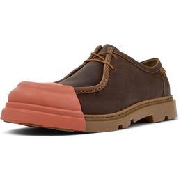 Camper Lace-Up Shoes 'Junction' male Brown, Orange size 45