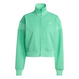 adidas by Stella McCartney Sportsweatjacke 'Knitted Track' Damen Gr&ouml;&szlig;e 4XS hellgr&uuml;n