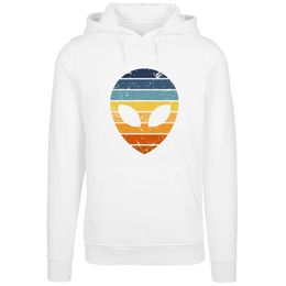 F4NT4STIC Sweatshirt 'Alien Sonnenuntergang Retro' male White size L