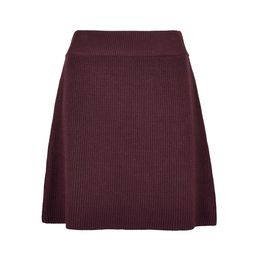 Apricot Ribbed Knit Mini Skirt ' ' Damen Größe 34 bordeaux