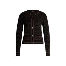 JOOP! Strickjacke 'Klodi' Damen Gr&ouml;&szlig;e XS braun / schwarz