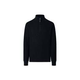 Hackett London Jumper ' COTTON RIB HZIP ' Herren Größe M schwarz