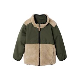 name it Fleece Jacket boy Brown, Green size 86