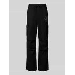 Hugo Relaxed Fit Cargohose mit elastischem Bund Modell 'Garlo'