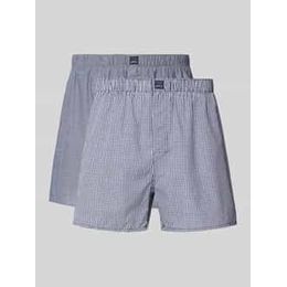 Christian Berg Relaxed Fit Boxershorts mit Label-Patch im 2er-Pack