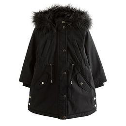 next Winter Jacket girl Black size 15 yrs